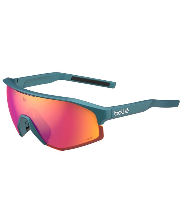 Bolle Lightshifter XL Sunglasses, Creator Teal Metallic, Volt Ruby