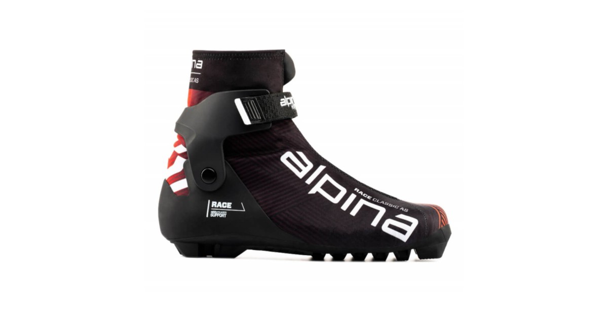 Alpina Race CL AS Classic Boots, Black/Red/White