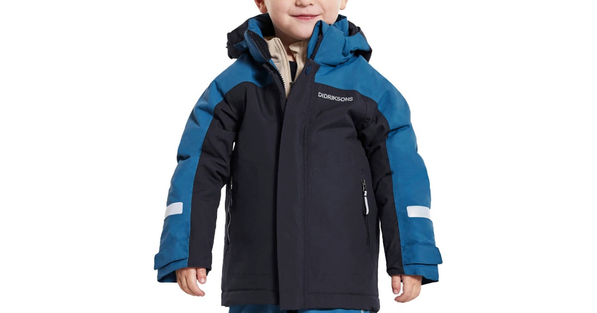 Didriksons Neptun Kids Jacket, Navy