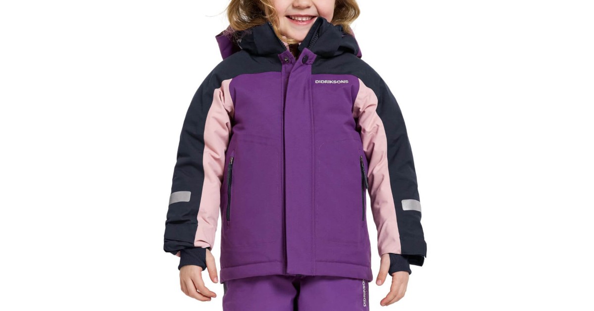 Didriksons Neptun Kids Jacket, Royal Purple