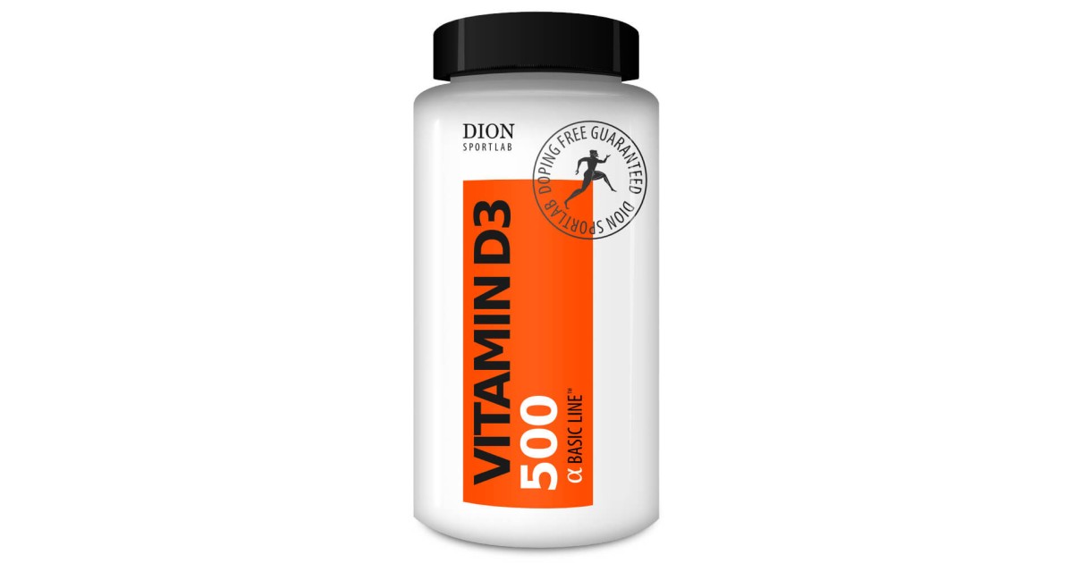Dion Vitamin D3 500, 60caps