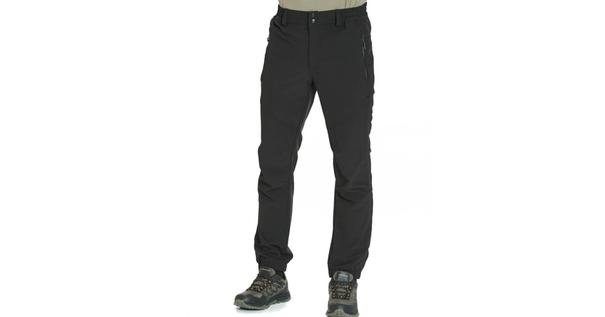 Endurance Alon Men's Stretch Pants, Black/Black