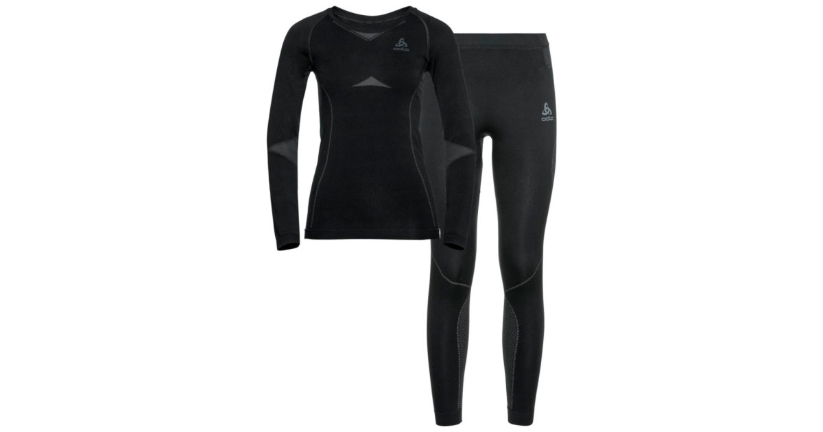 Odlo Performance Evolution Women's Base Layer Set, Black