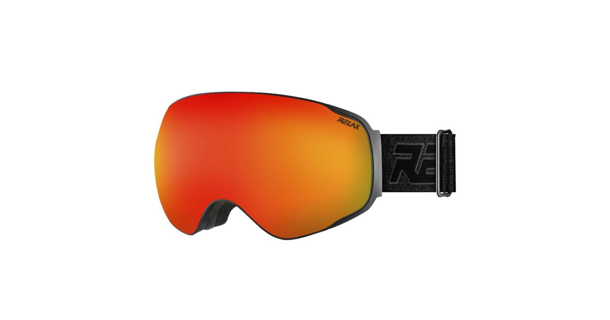 Relax Slope Ski Goggles, Black, Inferno Platinum