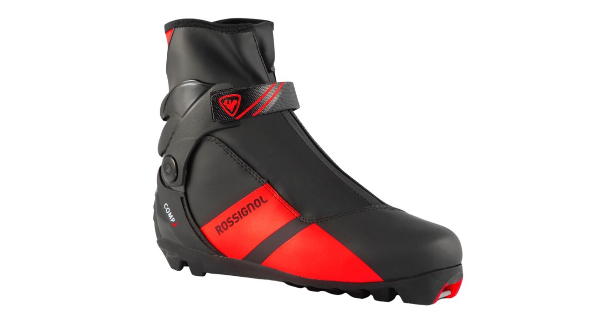 Rossignol Comp J Kids Ski Boots, Black/Red