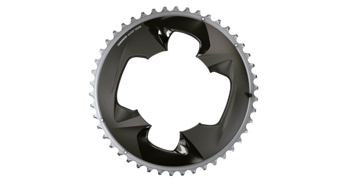 Sram Force 2x12-Speed Inner Chainring, 46T, 107 BCD, 4-Bolt, With Cover