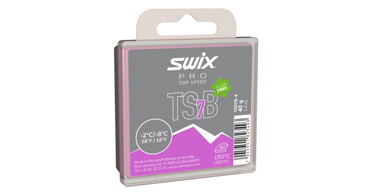 Swix TS7 Black, -2°C/-8°C, 40g