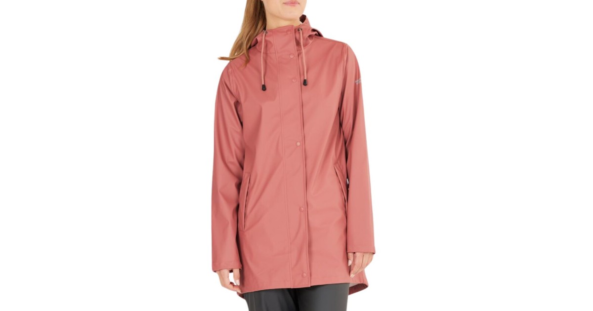 Weather Report Petra Women's Rain Jacket, Withered Rose
